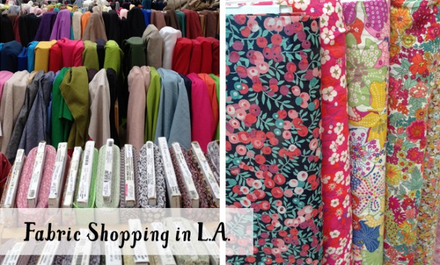 Fabric Shopping in Downtown Los Angeles – Blog – Cotton & Flax